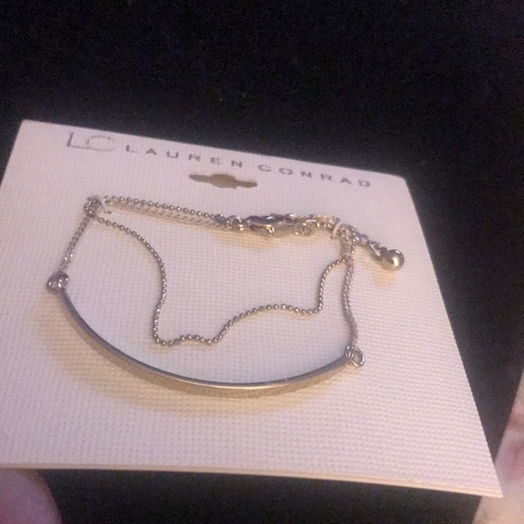 LC Lauren Conrad | Jewelry | Lc Lauren Conrad Gold Bar Bracelet | Poshmark